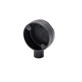 25mm Conduit Terminal Box Black Enamel - Quality Engineered | Metpro®
